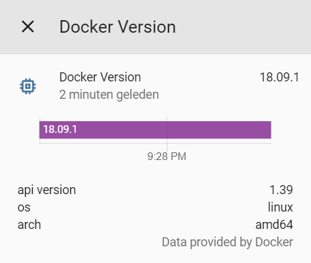 Docker Monitor sensor for Home Assistant